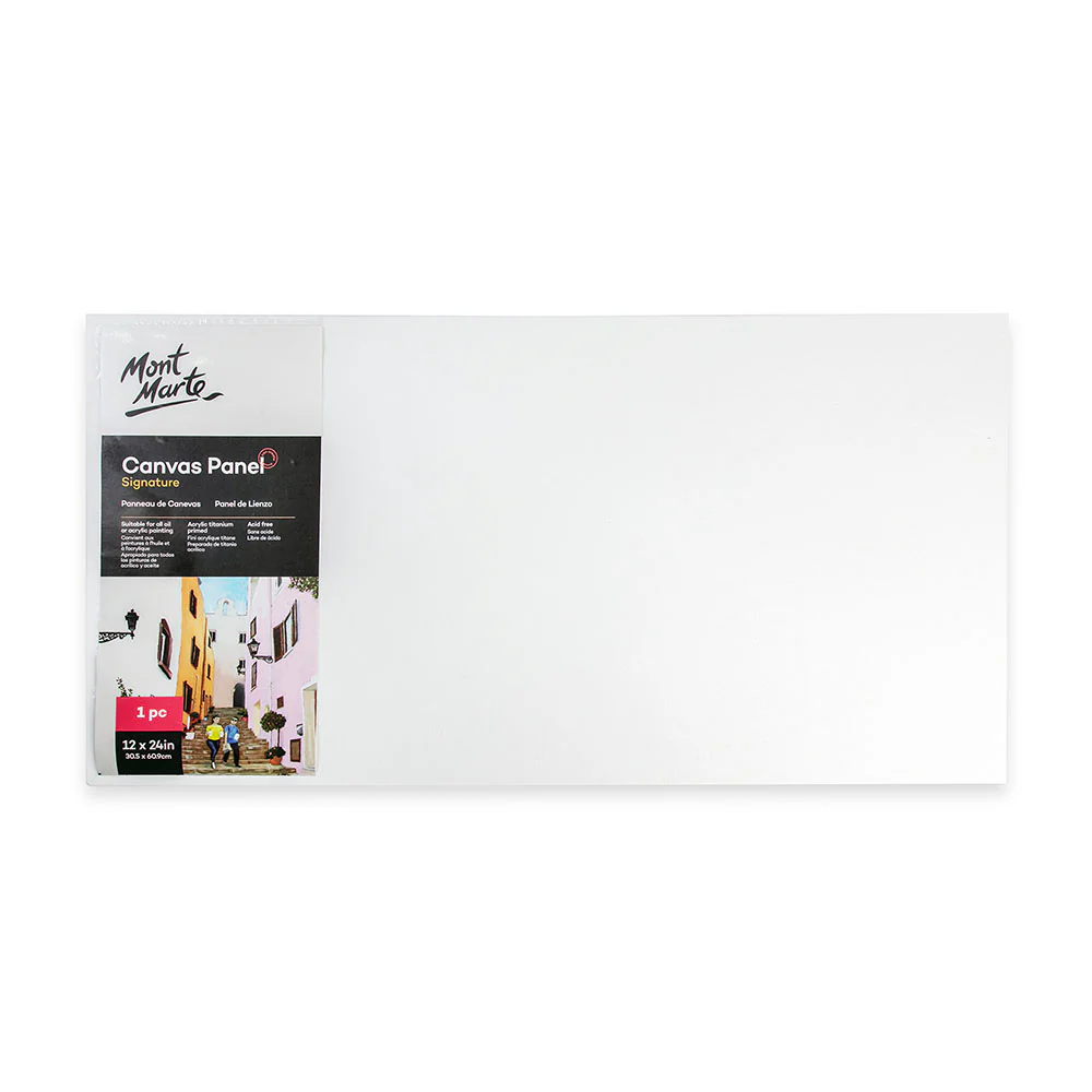 Mont Marte Canvas Panel 30.5x60.9cm (12x24in) | Ahbab Art Store
