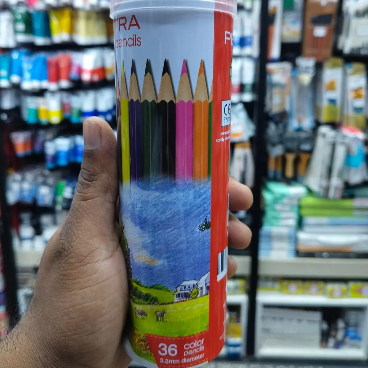 Petra Colour Pencil 36pc Tin Box | Ahbab Art Store
